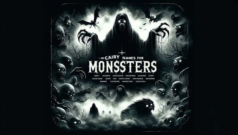 Names For Monsters (+276 Scary,Cute, Funny, ...) - Namevoyagers.com