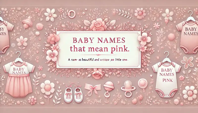 Baby Names That Mean Pink (+87 Girls & Boys) - Namevoyagers.com