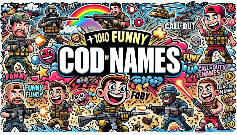 Funny COD Names (+125 Boys, Girls,..) - Namevoyagers.com