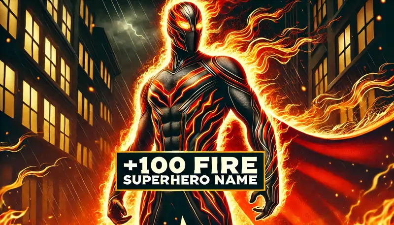 Fire Superhero Names (+150 Badass, Marvel Comics, ...) - Namevoyagers.com