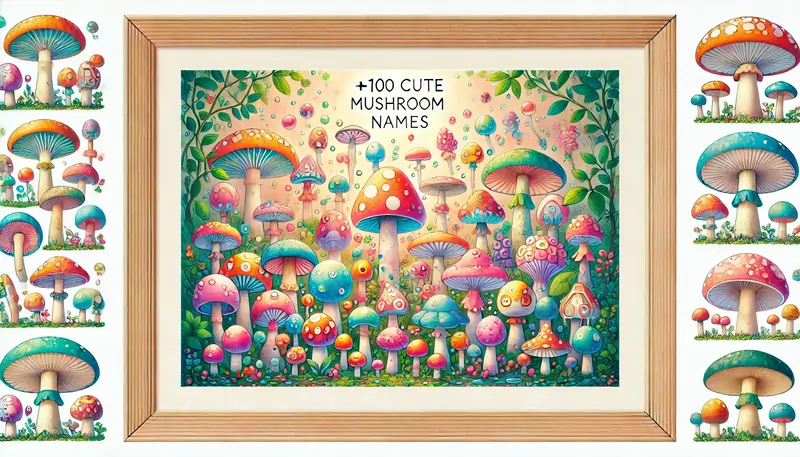 Cute Mushroom Names (+220 Cute, Cool,...) - Namevoyagers.com