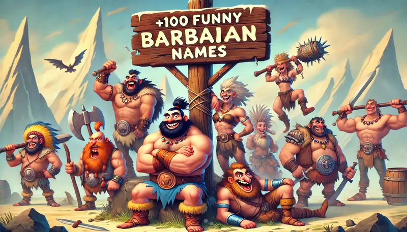 Funny Barbarian Names (+101 Male, Female,...) - Namevoyagers.com