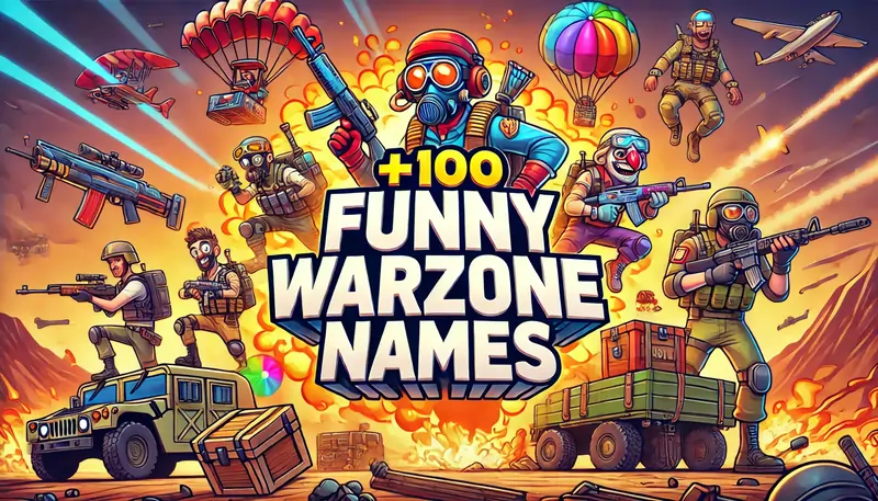 Funny Warzone Names: +100 Hilarious Gamer Tags For The Battlefield ...