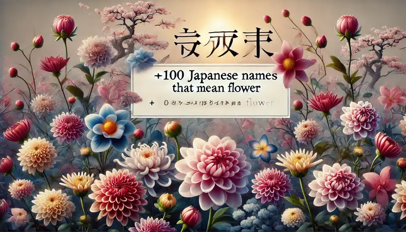 Nature's Gift: +100 Beautiful Japanese Names That Mean Flower ...