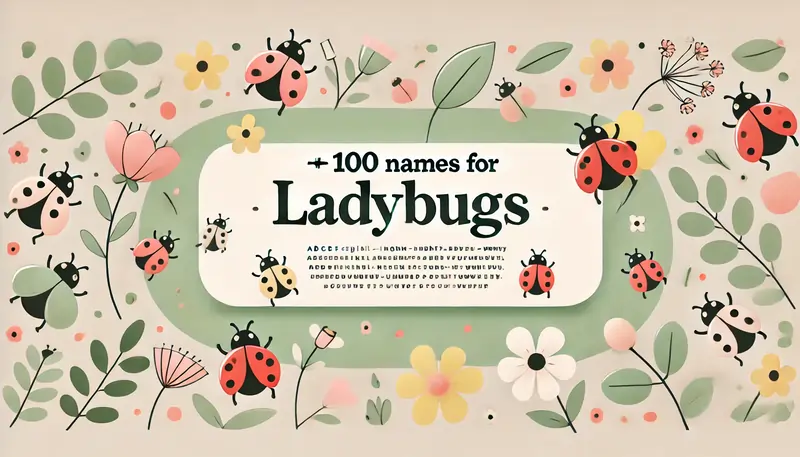 +268 Creative Names For Ladybugs : Perfect For Your Little Companion ...